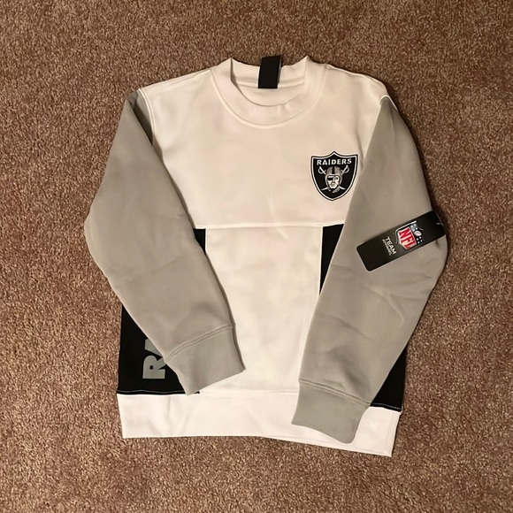 NFL | Shirts & Tops | New With Tags Raiders Kids Sweatshirt Size 8 ...
